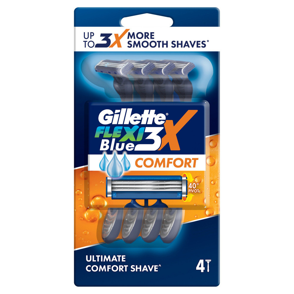 Jual Gillette Blue 3 Razor Pencukur + Isi Ulang Isi 4 | Shopee Indonesia