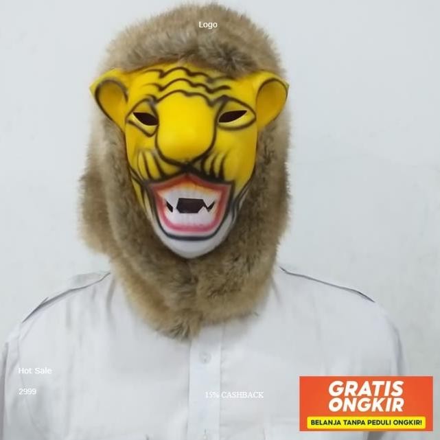 Jual Topeng Anak Dewasa Model Singa/Harimau *** Limited Edition ...