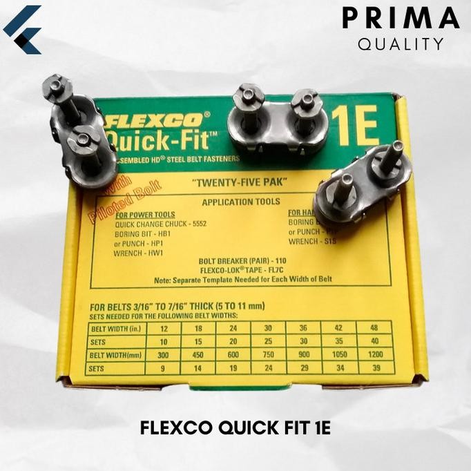 Jual Flexco Quick Fit 1E / Flexco Fastener 1 E /Fastener 1E Flexco Co ...