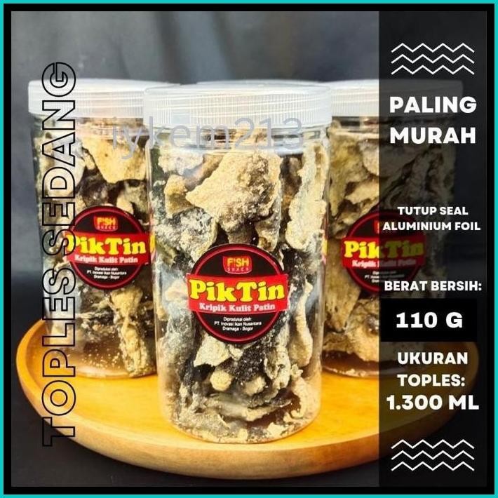 Jual KERIPIK KULIT IKAN PATIN | FISH SKIN | KEMASAN TOPLES EKONOMIS ...