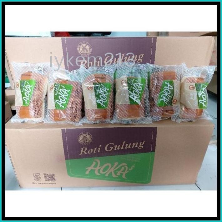 Jual AOKA ROTI GULUNG ( PAKET 10 PCS ) | Shopee Indonesia