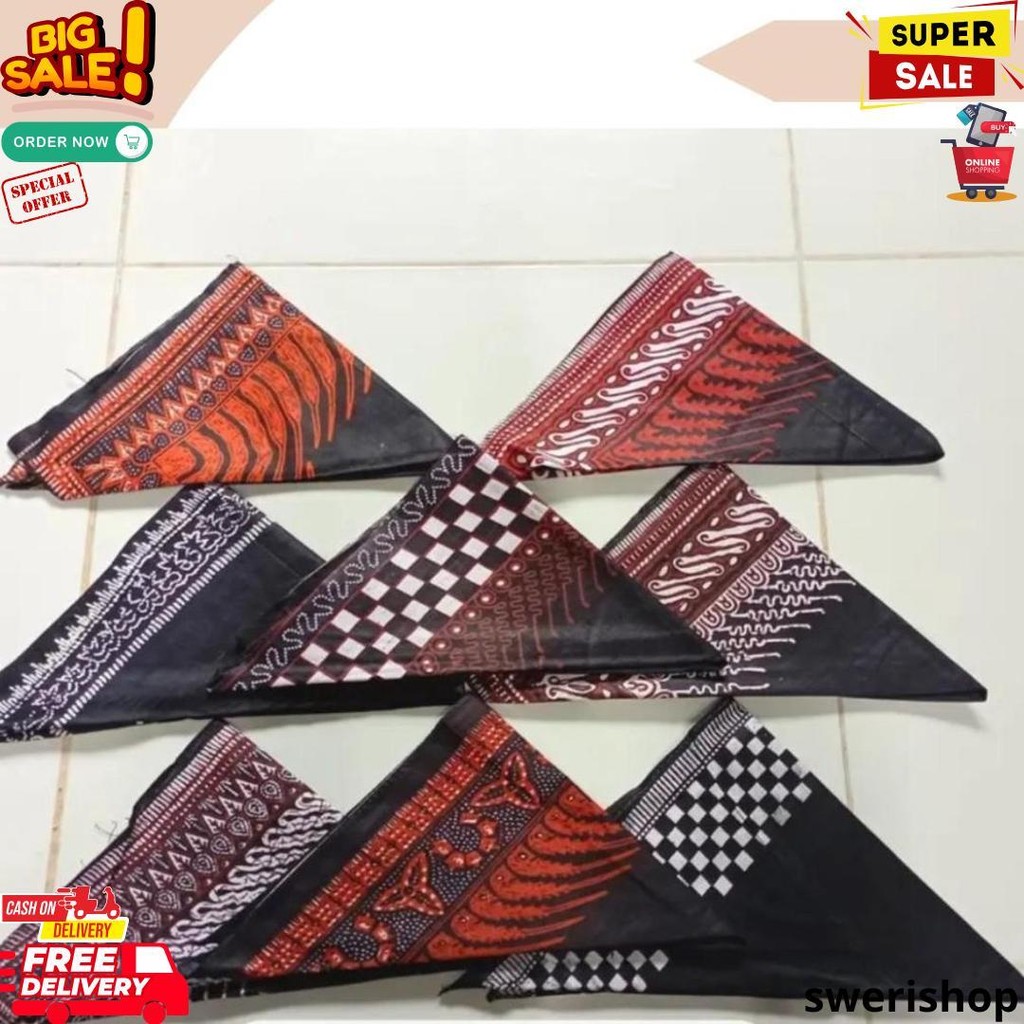 Jual Udeng Batik Segitiga | Ikat Batik Segitiga Blangkon Totopong Beket Iket Jawa Promo 5.5 ...