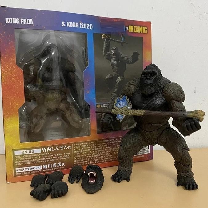 Jual SHM KONG VERSI GODZILLA VS KINGKONG 2021 KWS FIGURE | Shopee Indonesia