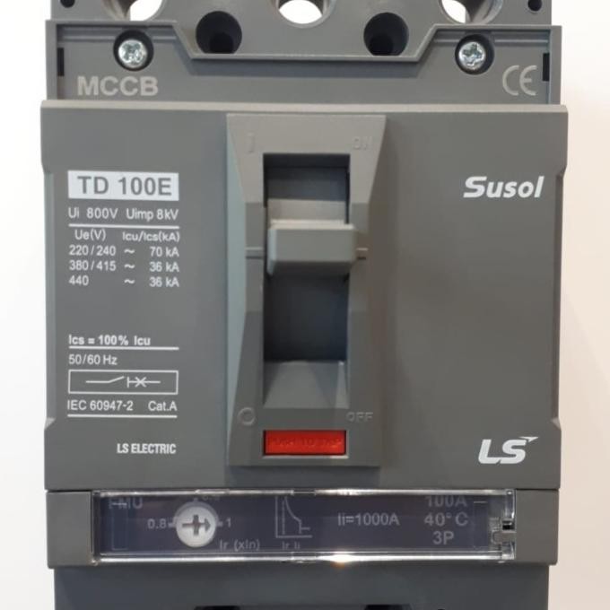 Jual Mccb Ls Td100E 80A 36Ka 80 A 36 Ka Lsis New Stok | Shopee Indonesia