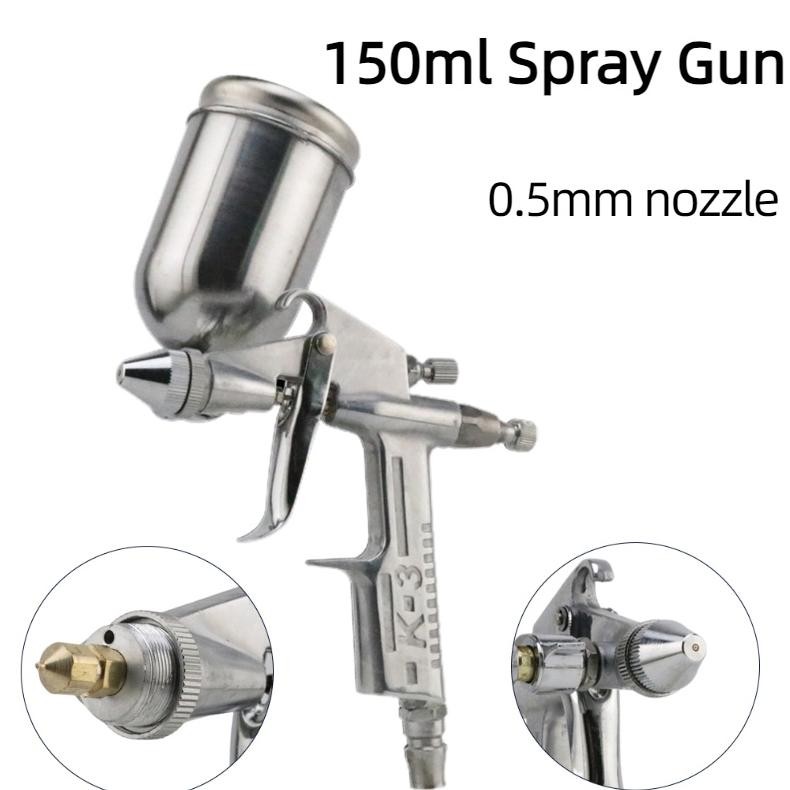Jual K3 Spray Gun Spet Cat Angin Mesin Kompresor F75 Tabung Atas 400ml ...