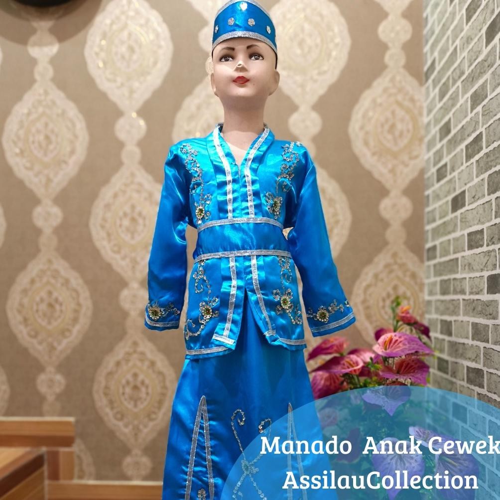 Jual CR - Pakaian Adat Anak Manado//Adat Tradisional Anak Manado//Baju ...