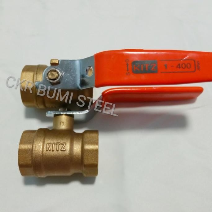 Jual Terlaris Ball Valve 1" Inch Kuningan / Stop Kran 1" Inch Kuningan | Shopee Indonesia