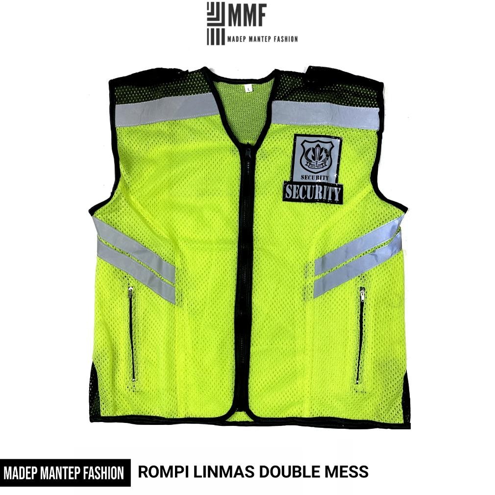 Jual Rompi Satpam Security Rompi Satpam Jaring Doubel Mes - Rompi ...