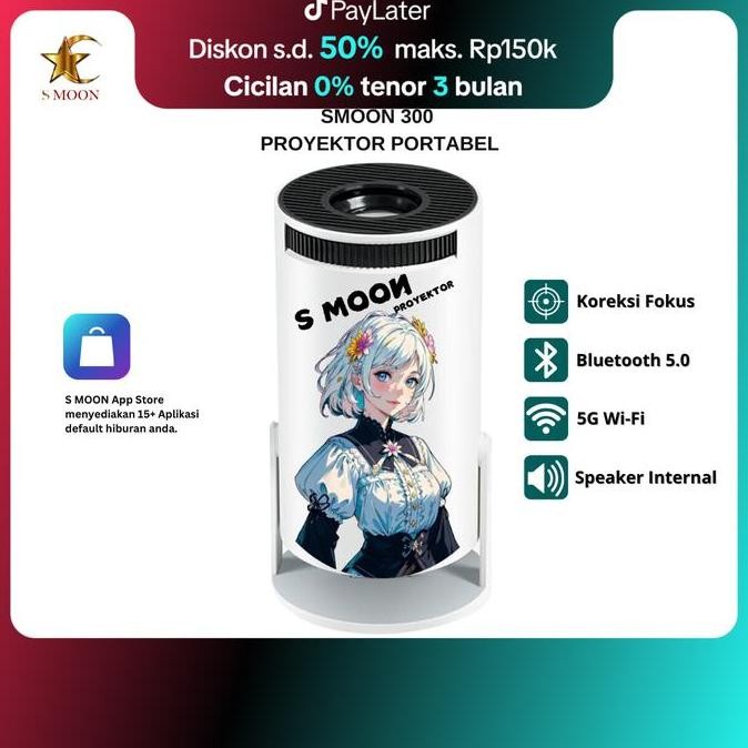 Jual PRATIWI NOVI X SMOON INDONESIA Smoon300 Smart Projector/LCD TV 180 ...