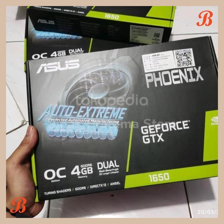 Jual [SRP] Dus Box Vga Asus GTX 1650 super polos 4gb DUAL Phoenix ...