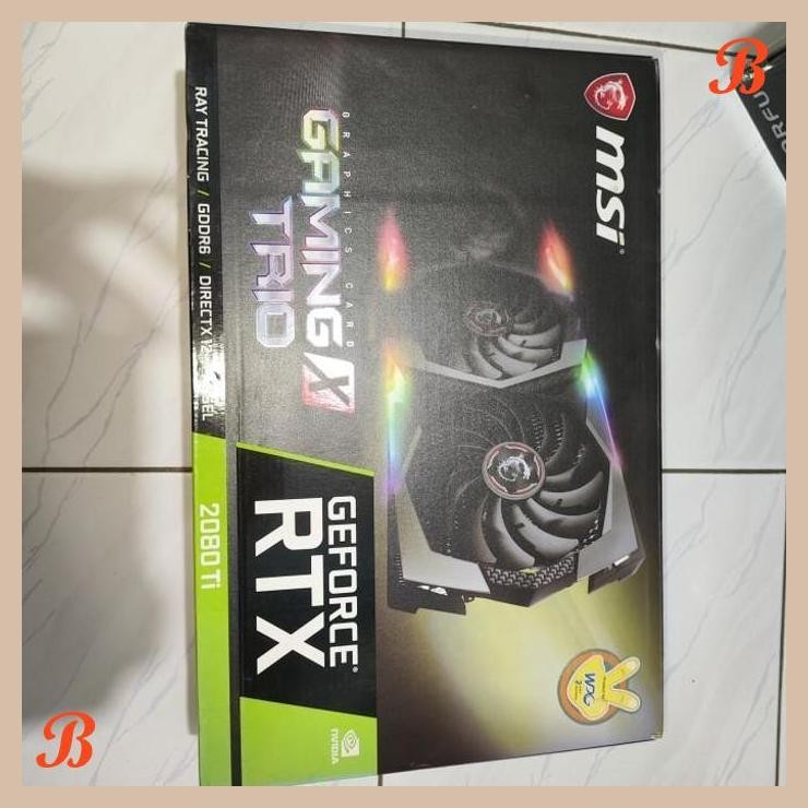 Jual [SRP] Dus box Vga Msi RTX 2080 Ti Gaming X trio Original | Shopee ...