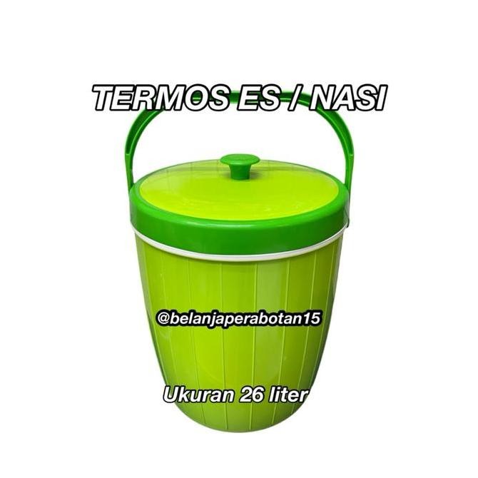 Jual HJK Termos Es / Nasi ukuran 26/30 liter | Shopee Indonesia