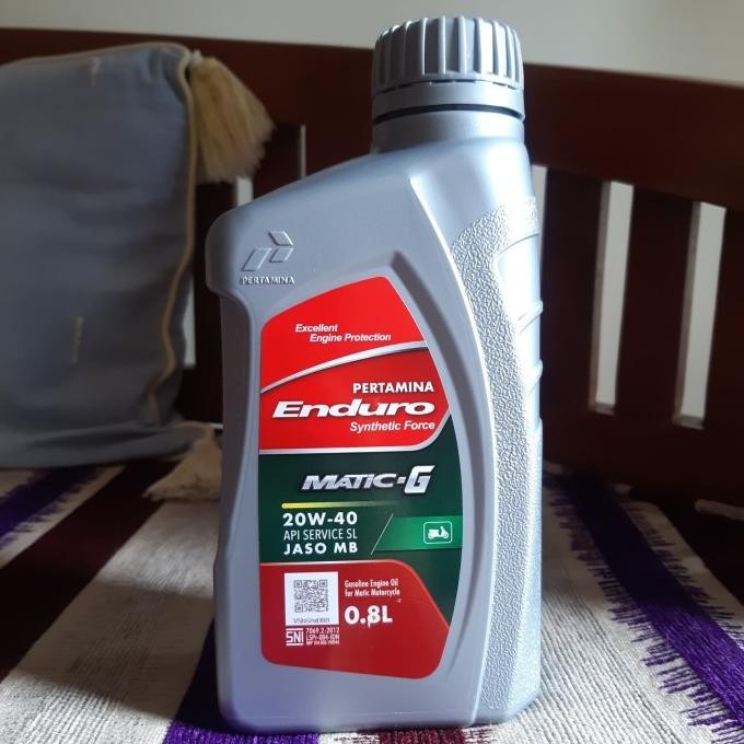 Jual Oli Pertamina Enduro Matic 20W-40 0,8L | Shopee Indonesia