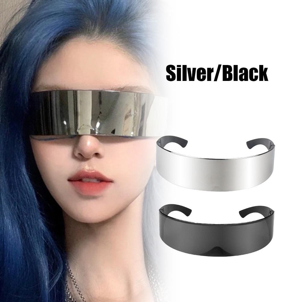 Jual Premium Y2K Kacamata Pria Wanita Punk Gaya Hip Hop Korea Anti Uv Futuristic Sunglasses Anti ...