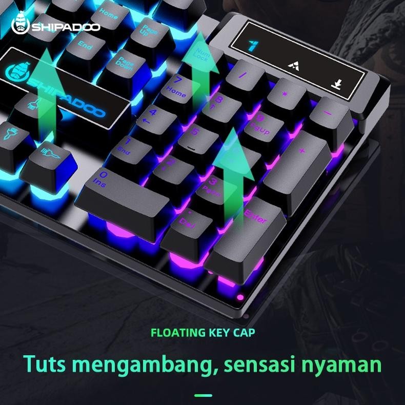 Jual Kombo Keyboard Dan Mouse Gaming Dengan Lampu Rgb - Termasuk ...