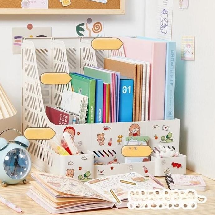 Jual tyS COD Rak Buku Sekat /rak Buku Minimalis/desk Organizer /rak ...