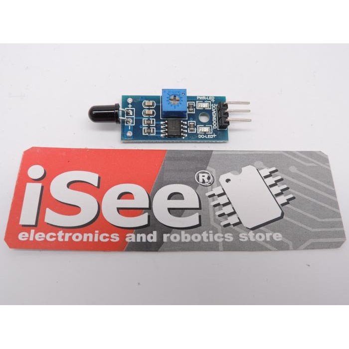 Jual InfraRed receiver Flame Detector flame sensor api Module 1 channel ...
