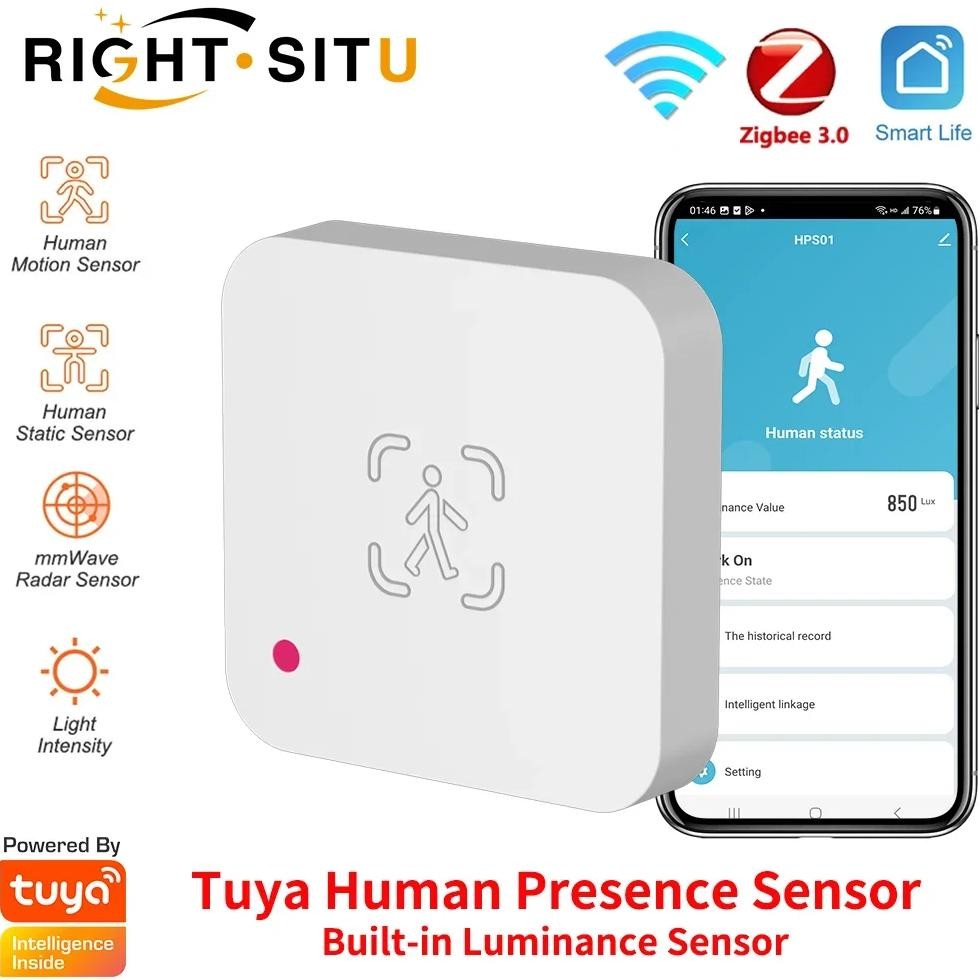 Jual Tuya Wifi Human Presence Sensor Mmwave Radar Detector With ...