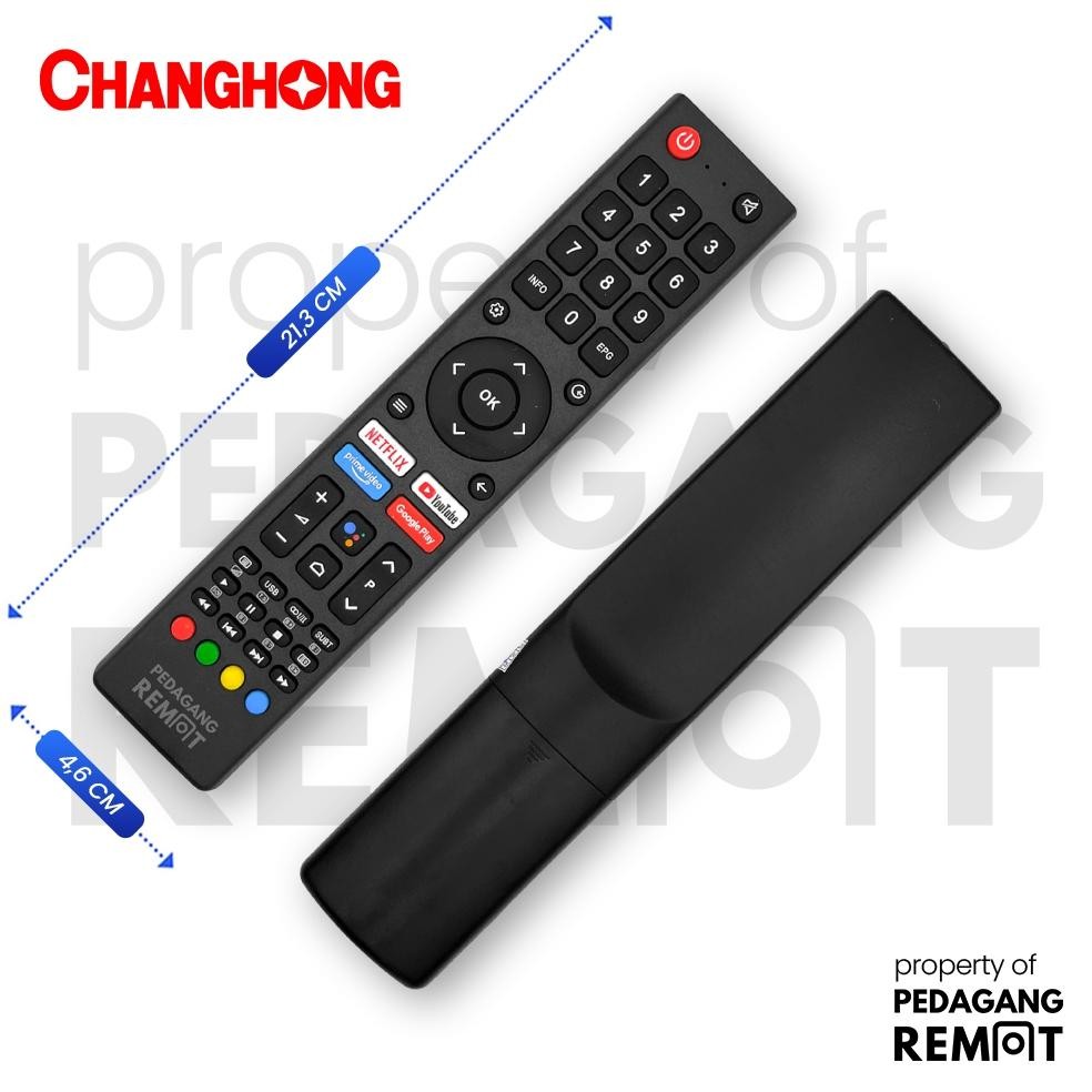 Jual Fg-7 Remot Pengganti Untuk Lcd Led Android Smart Tv Changhong ...