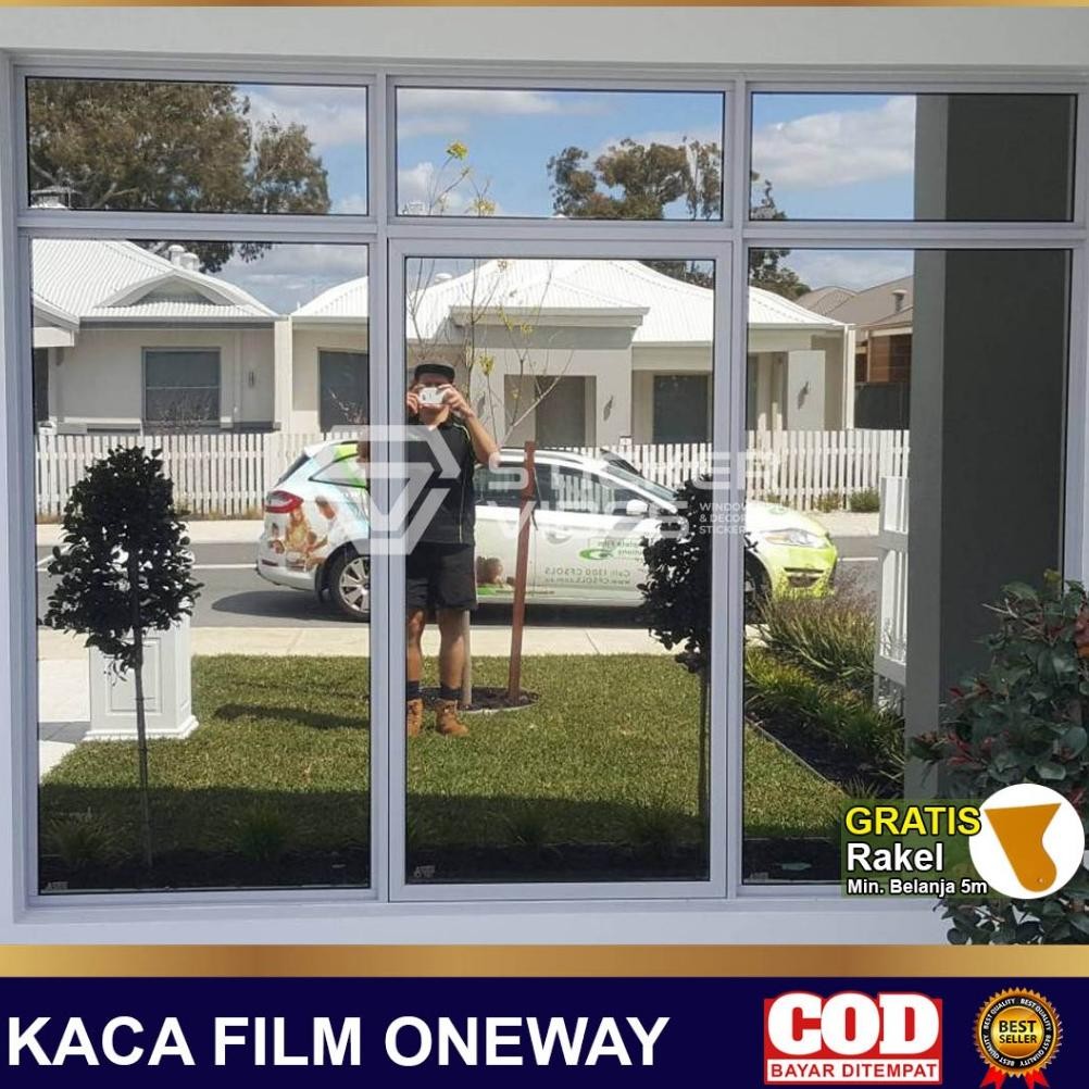 Jual redi Sticker Kaca Oneway Untuk Gedung Dan Rumah Kaca Film Cermin ...