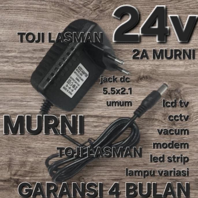Jual Murah ( 24V 2A ADAPTOR ) CHARGER CARGER PSU COLOKAN POWER SUPPLY ...