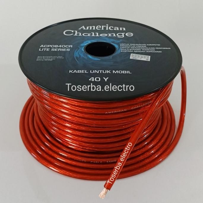 Jual New Kabel 8 AWG Setrum Power Aki Ground 8awg 8 Gauge audio mobil ...