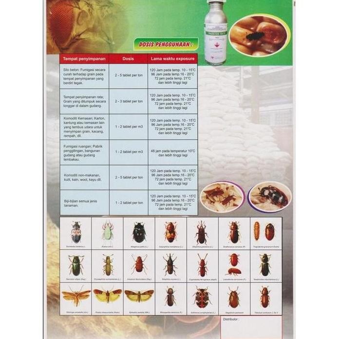 Jual Terlaris Phostek Obat Fumigasi Kutu Beras Jagung Tepung Fumigan ...