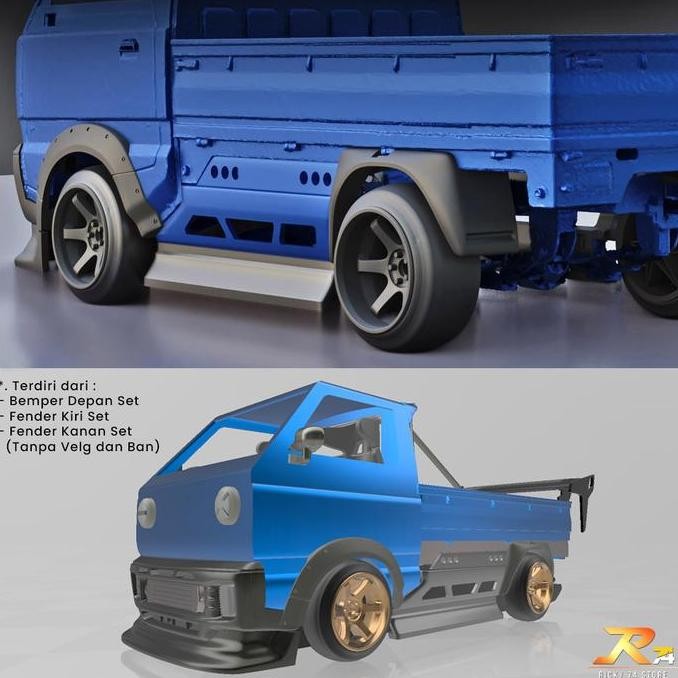 Jual Spesial Wpl D12 Body Kit B004 By Blackbox Design - Rc Drift 3D ...