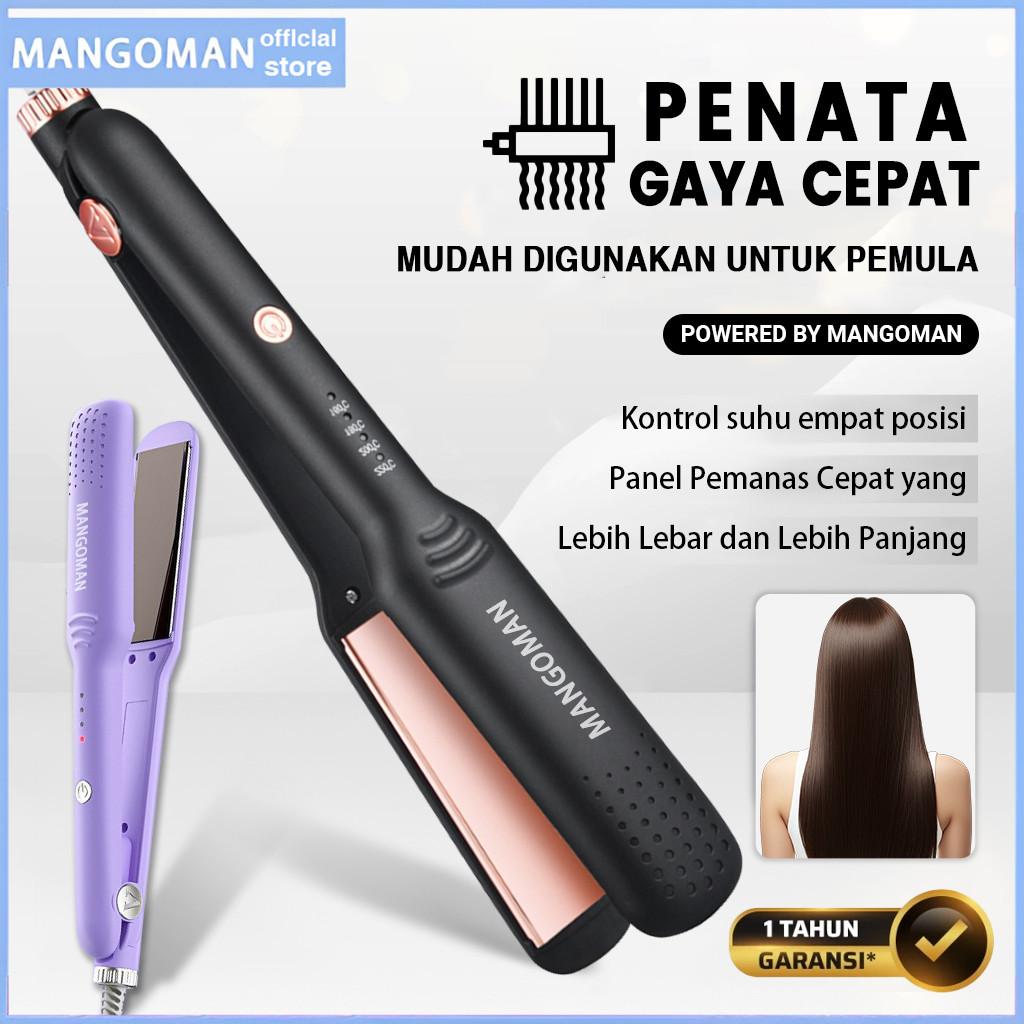 Jual Alat catok rambut Professional Pelurus Rambut 2-In-1 Pelurus ...