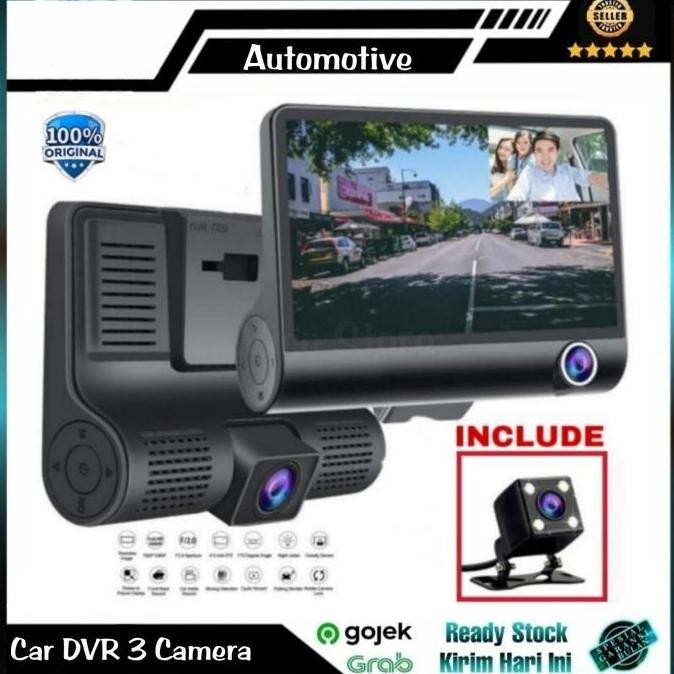 Jual HARGA DISC - Triple Camera CCTV DVR Mobil 3 Lensa Car Dashcam Full ...