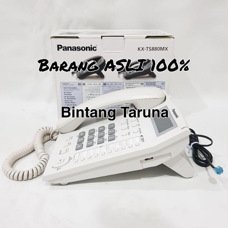 Jual HJK Telepon Kabel Panasonic KX-TS880MX Pesawat Telepon Panasonic KX-TS880 Telfon Panasonic ...
