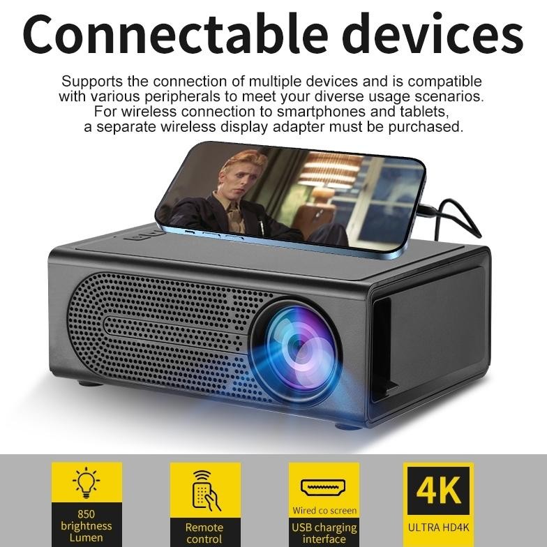 Jual M200 Proyektor Mini Portable Projector LCD TV Home untuk Video ...