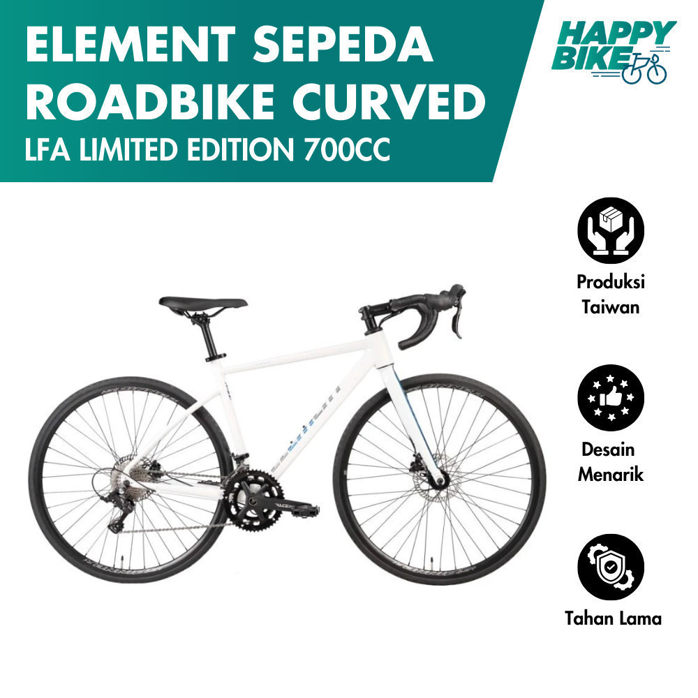 Jual Element Sepeda Roadbike Curved Lfa Limited Edition 700c | Shopee ...