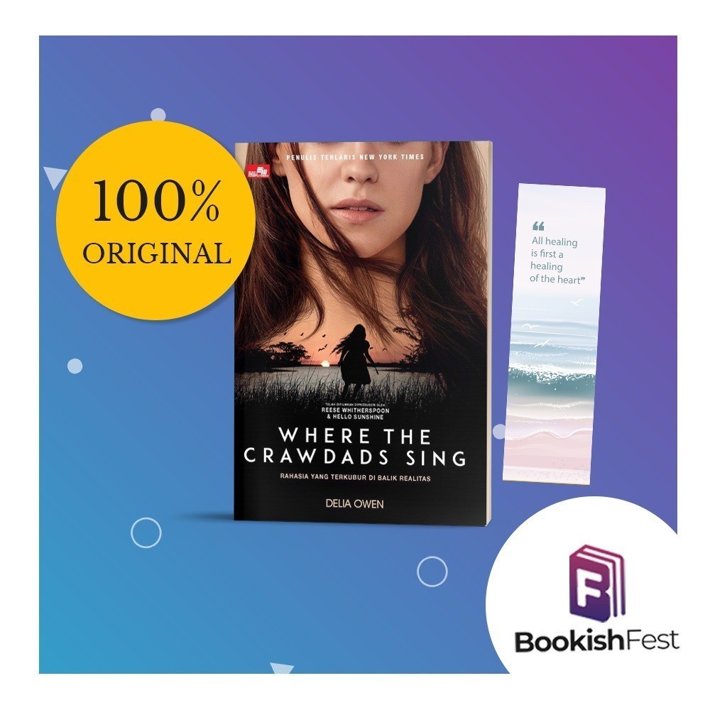 Jual WHERE THE CRAWDADS SING BY DELIA OWENS | Shopee Indonesia