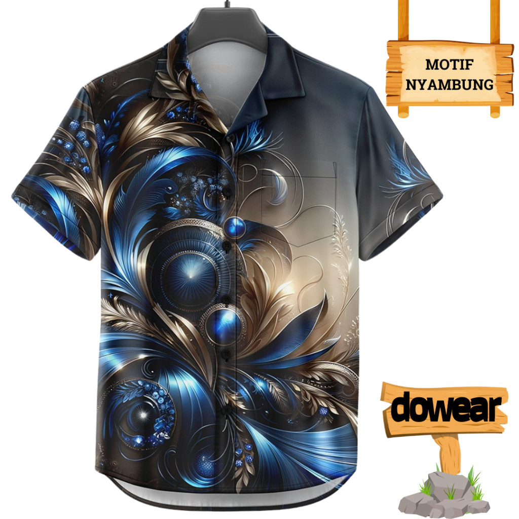 Jual Dowear Baju Shirt Kemeja Motif Pria Wanita Unik Bermotif Kekinian ...
