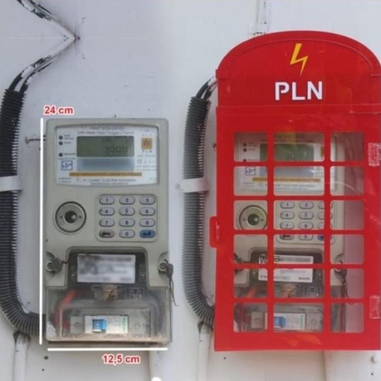 Jual NEW!!! Box Meteran Token Besar/ Model British Thelephone booth ...