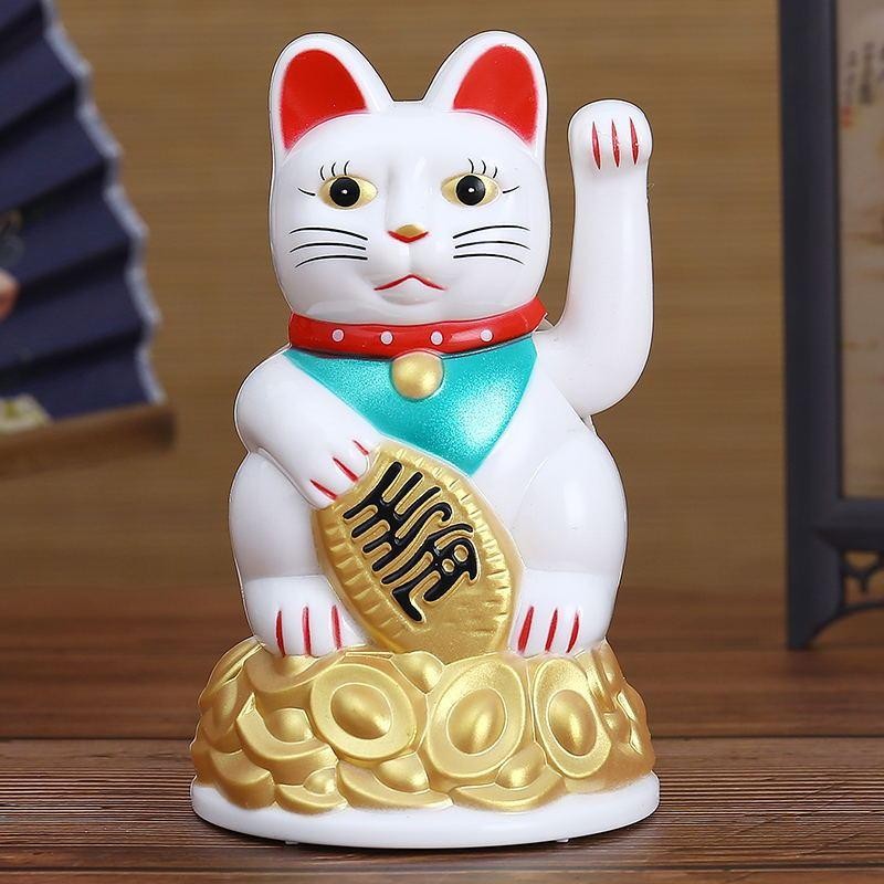 Jual 16/12Cm Boneka Kucing Hoki Rejeki Yuan Bao Gold Maneki Neko Lucky ...