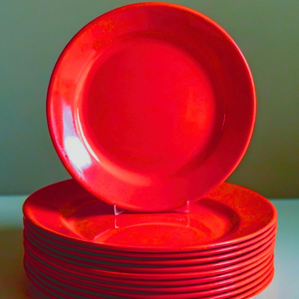 Jual PROMO 12 PCS PIRING MANGKOK SEMI MELAMIN MELAMINE MIE SOTO SEMI ...