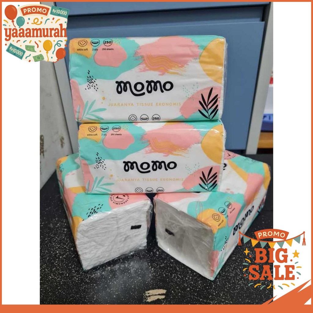 Jual Yaa- Tissue Momo 2Ply 250Sheet Lembut | Shopee Indonesia