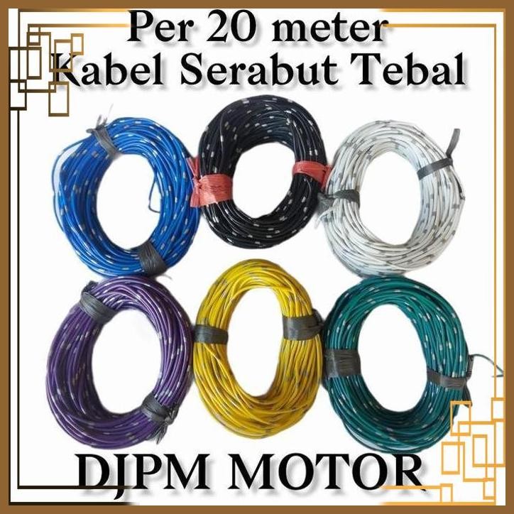Jual [APM] KABEL BODY KABEL SOKET MOTOR MOBIL 20 METER MODEL KABEL ...