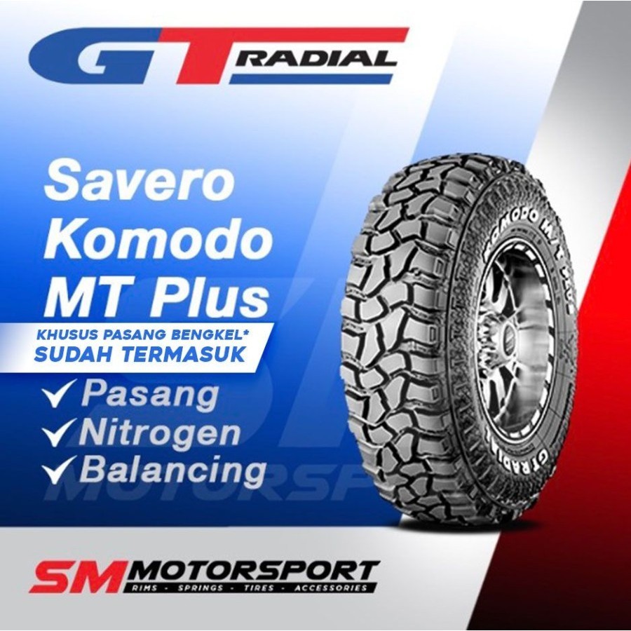 Jual GT Radial Savero Komodo MT Plus LT235 75 R15 Ban Mobil | Shopee ...
