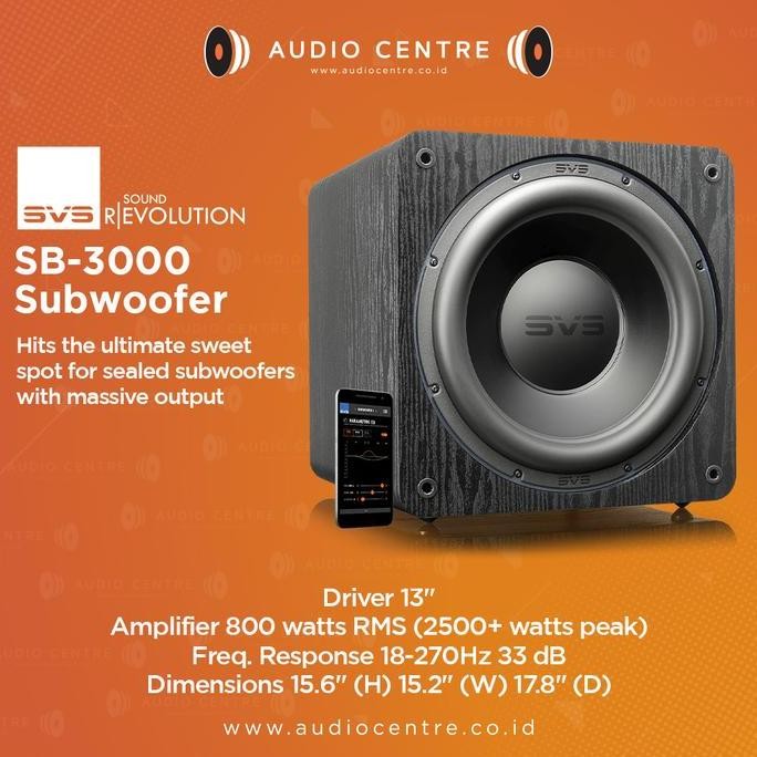 Jual Svs Sb3000 Subwoofer / Svs Sb3000 / Sb 3000 Subwoofer New Stok ...