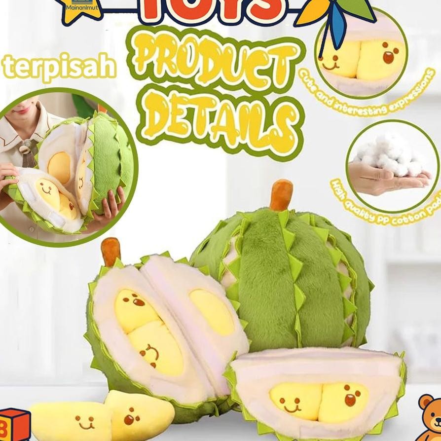 Jual Mainanlmut2535Cm Simulasi Daging Yang Dapat Dipisahkan Buah Durian ...