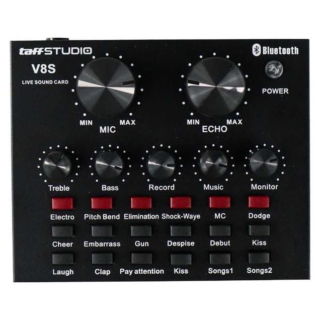 Jual SOUNDCARD V8 MIXER V8 SOUND CARD AUDIO LIVE STREAMING V8 ORIGINAL ...