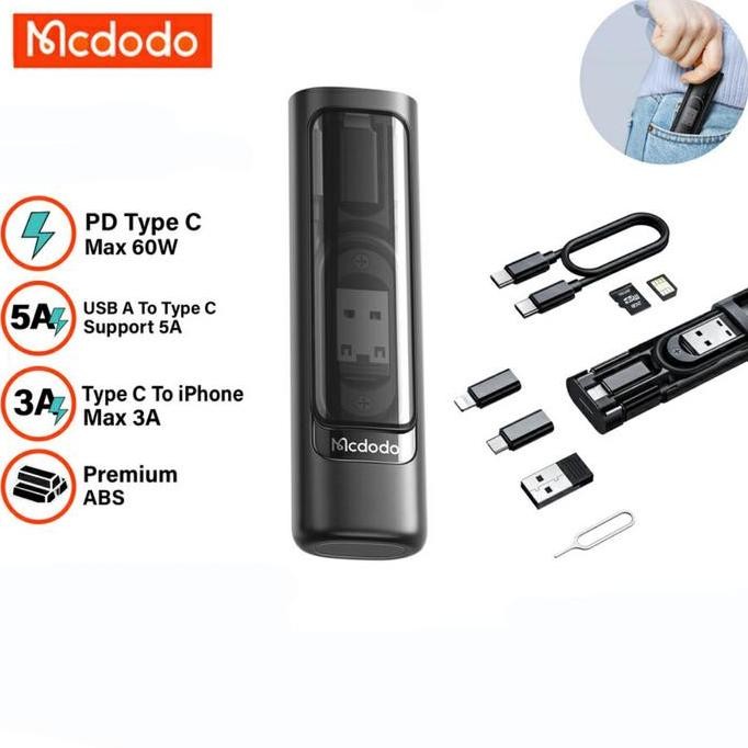 Jual Mcdodo Kabel Usb C To C Otg Converter Sim Ejector Storage Box Original | Shopee Indonesia
