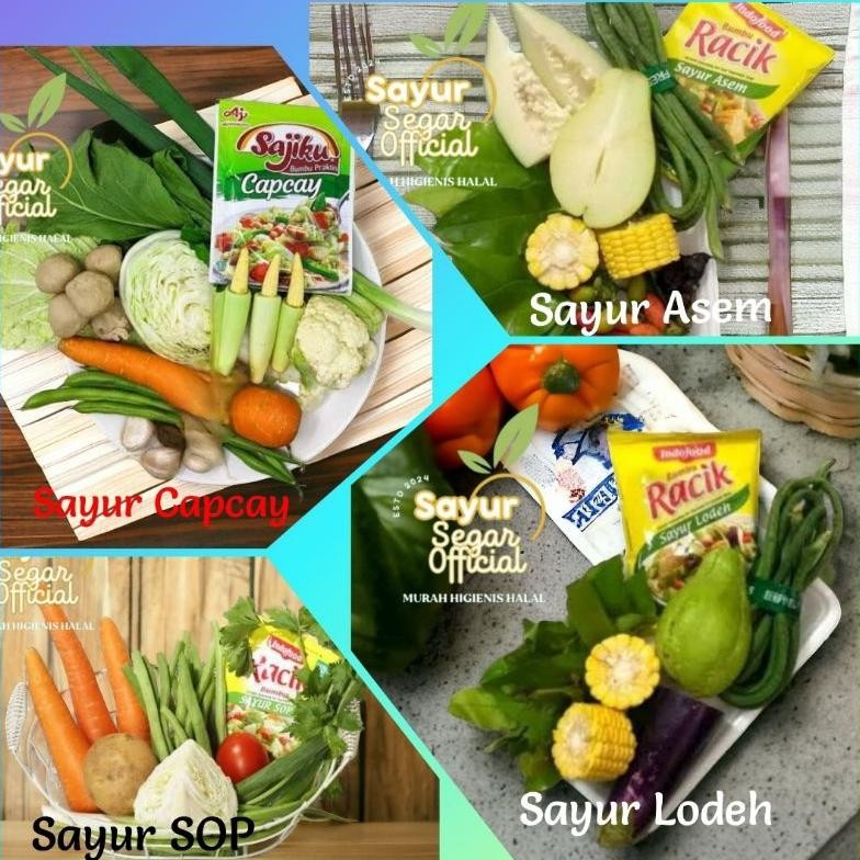 Jual Aneka Paket Sayur Sop, Asem, Lodeh, Capcay | Shopee Indonesia