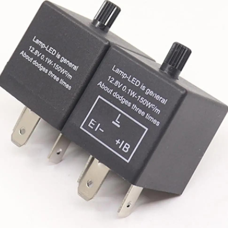 Jual 12V Motorcycle LED Flasher Relay Adjustable Frequency Square ...