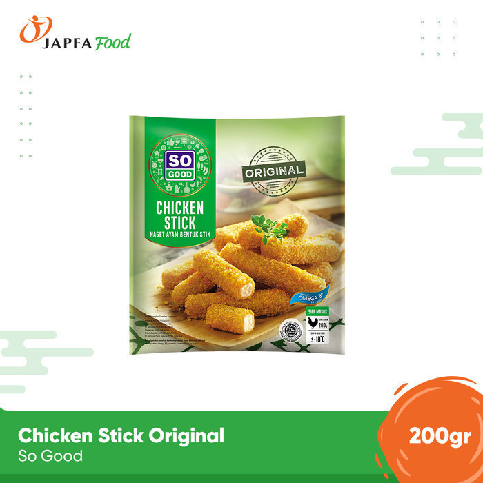 Jual So Good Chicken Stick Original / Naget Ayam Stik 200gr | Shopee ...