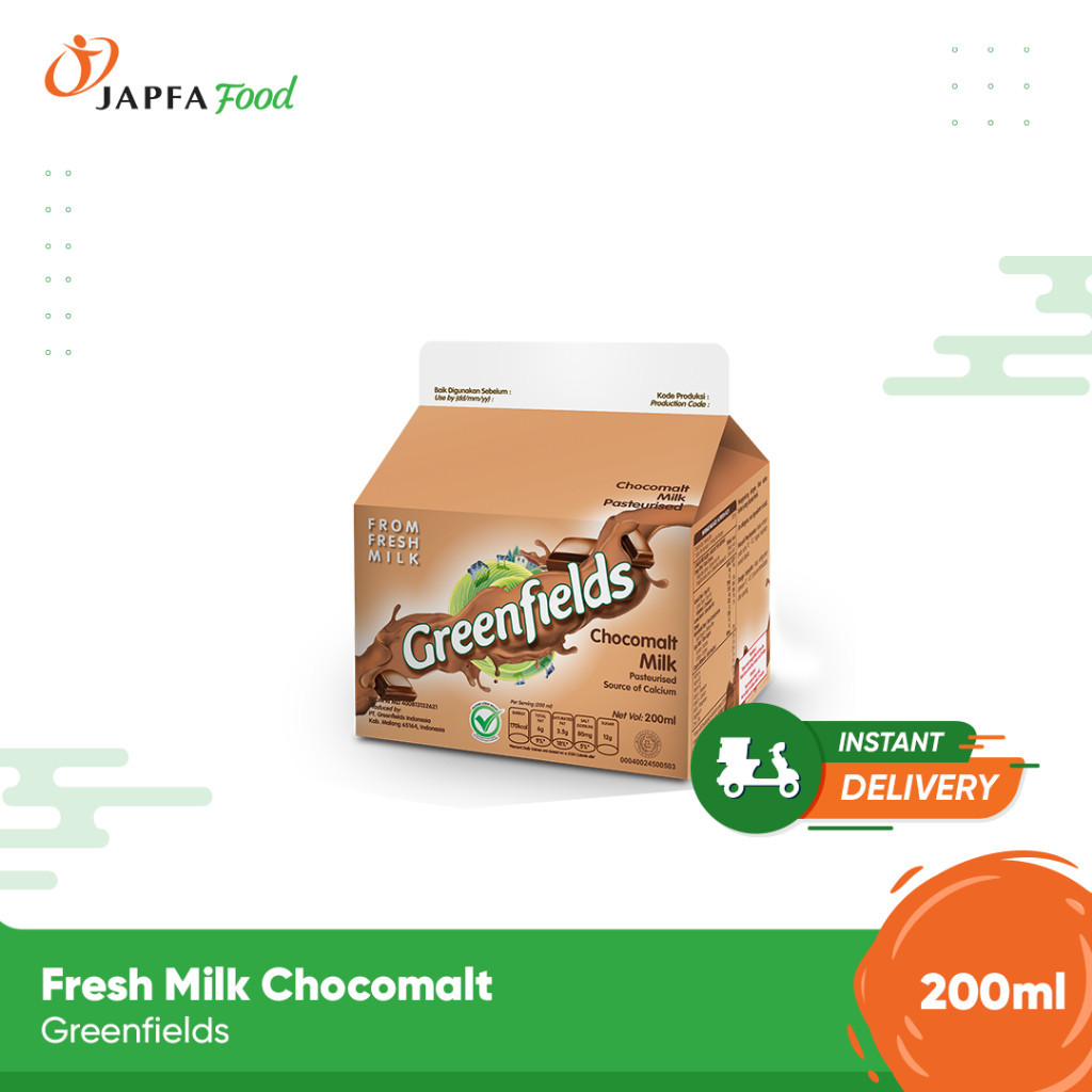 Jual Greenfields Fresh Milk Chocomalt / Susu Segar Cokelat 200 ml - 100% Fresh Milk dari ...