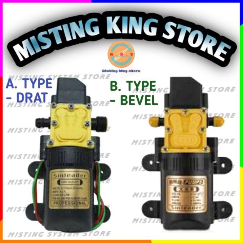 Jual POMPA DC 12V 80PSI ORIGINAL SINLEADER ALAT SIRAM MISTING STEAM ...